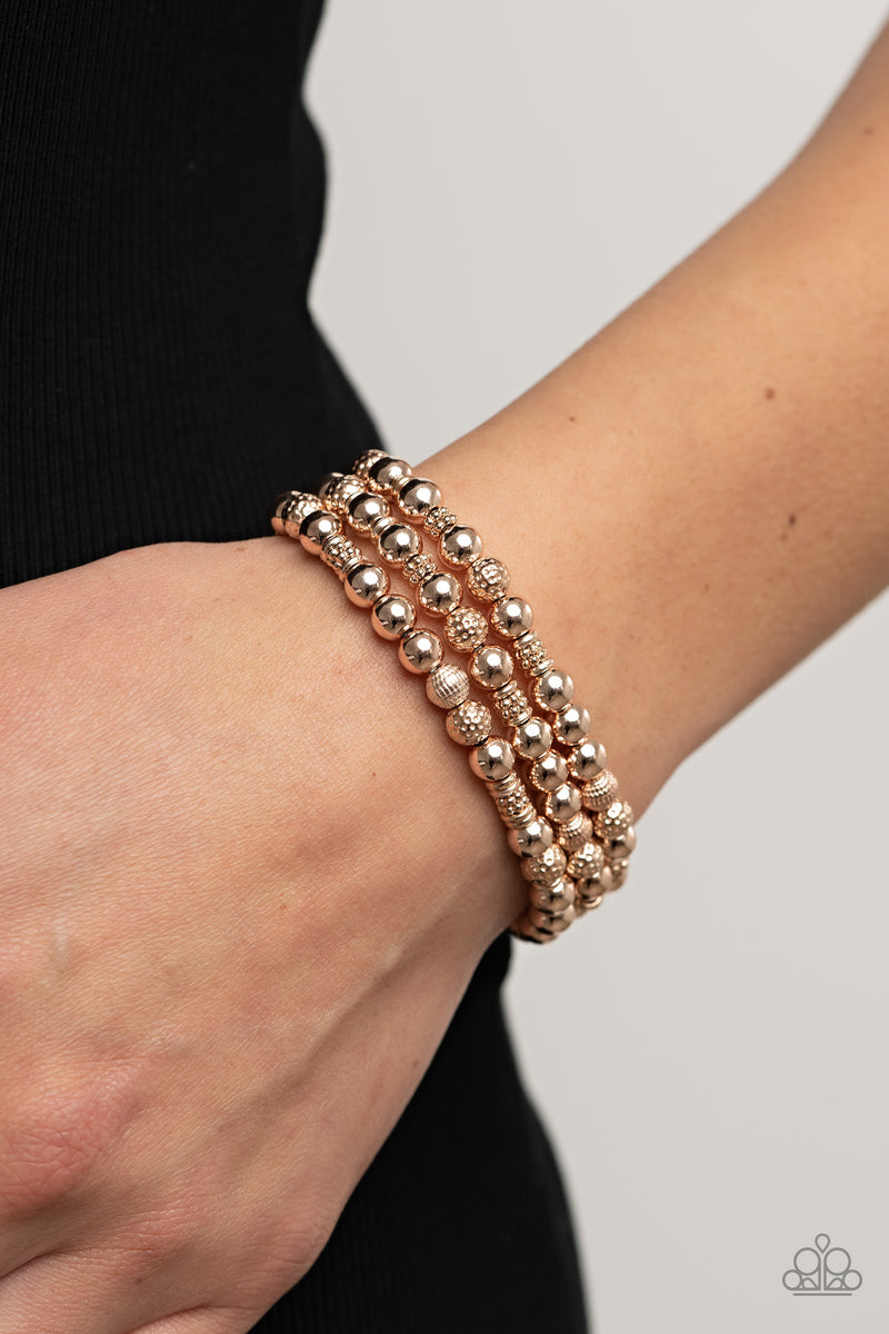 Boundless Boundaries - Rose Gold Bracelet – Glitz and Glam With Sharonda